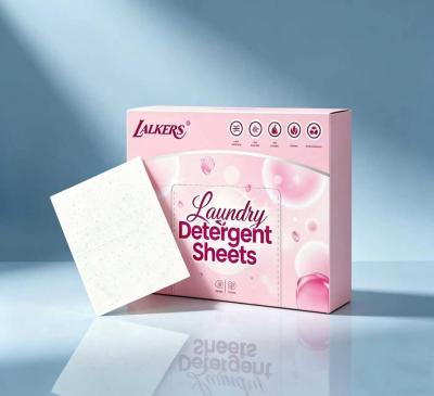 China Eco-Friendly Laundry Detergent Sheets Remove Stains Deeply with Customizable Fragrance for sale