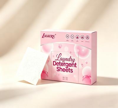 China Biodegradable Laundry Detergent Sheets 11*14cm with Strong Cleansing Power for Tough Stains for sale