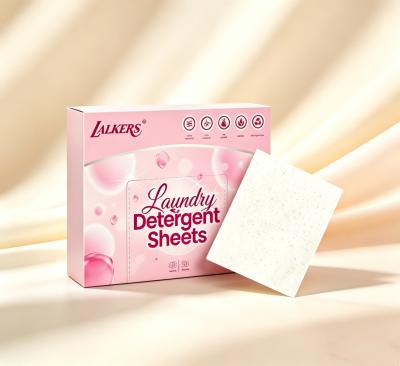China Eco-Friendly Laundry Detergent Sheets for Deep Stain Removal and Compact Travel Use for sale