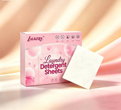China Eco-Friendly Laundry Detergent Sheets for Deep Stain Removal with Compact & Portable Design for sale