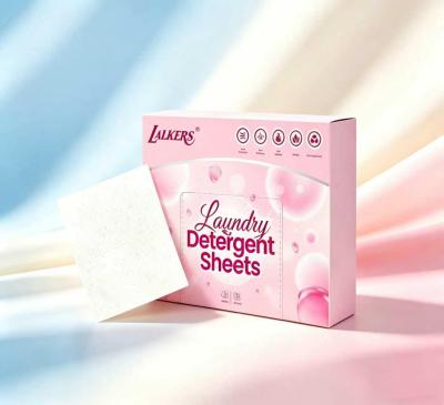 China Eco-Friendly Laundry Detergent Sheets with Custom Formula for Heavy Mess Removal for sale