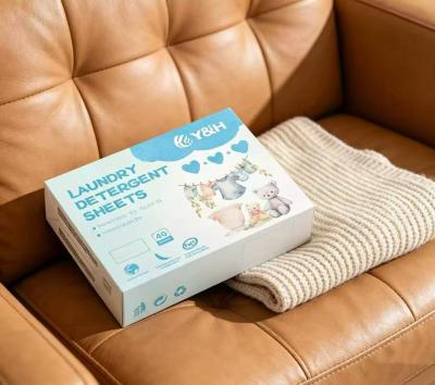 China Hypoallergenic Laundry Detergent Sheets for Eco Safe Cleaning and Tough Stain Removal for sale