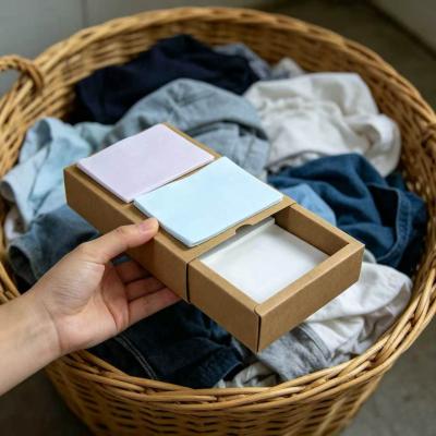 China Biodegradable Plastic-Free Laundry Detergent Sheets for Deep Cleaning and Stain Removal for sale