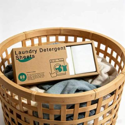 China Eco-Friendly Biodegradable Laundry Detergent Sheets in 11*14cm Size for Tough Stain Removal for sale