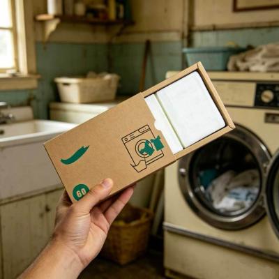 China Eco-Friendly Strong Cleansing Laundry Detergent Sheets with Customizable Fragrance for sale