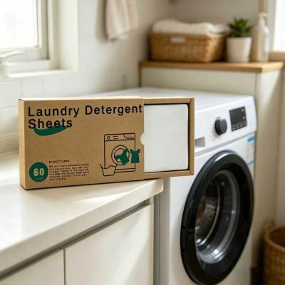 China Eco-Friendly Portable Laundry Detergent Sheets with Strong Cleansing for Tough Stains for sale