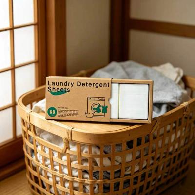 China Travel Ready Eco-Friendly Laundry Detergent Sheets with Instant Stain Removal for On-the-Go Use for sale