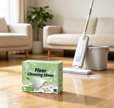 China Plant Based Non Toxic Floor Cleaning Sheet Quick Dissolve Mopping Cleaner Strip Safe for Pets and Children for sale