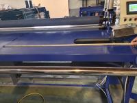 China Automatic Foam Laminated Carpet Production Line with Cutting and Embossing Function for sale