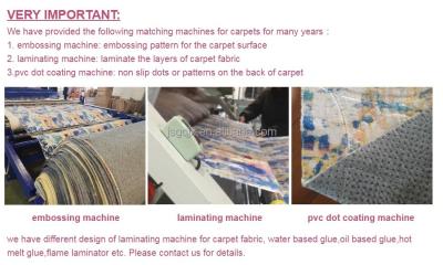 China Niet-geweven weefselcoatingsmachine voor niet-slip anti-slip dot coating op aangepaste tapijten Te koop