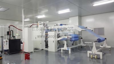 Cina 3400mm Multifunzione PLC Control Hot Melt Glue Film Laminating Machine per tende in vendita