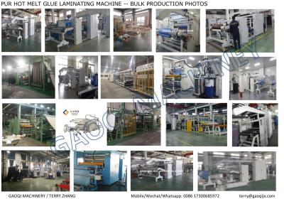 Cina PUR La macchina per la laminazione della colla a fusione a caldo La soluzione perfetta per la fabbricazione di tappeti personalizzati in vendita