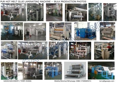 Cina PUR La macchina per la laminazione della colla a fusione a caldo La soluzione perfetta per la fabbricazione di tappeti personalizzati in vendita