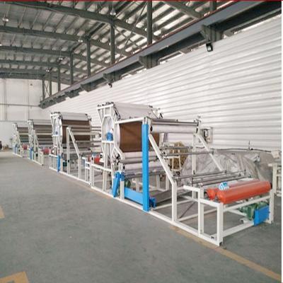 Cina Laminatrice a base d'acqua per calore a gas a cintura verticale di rete per pelli/spuma/tessuti in vendita