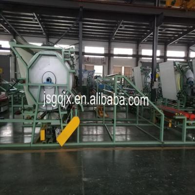 Cina Velocità di produzione 5-45m/min Macchina per la laminazione di spugna di tessuto per la fabbricazione di imbottiture per tappeti in vendita