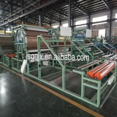 Cina Velocità di produzione 5-45m/min Macchina per la laminazione di spugna di tessuto per la fabbricazione di imbottiture per tappeti in vendita