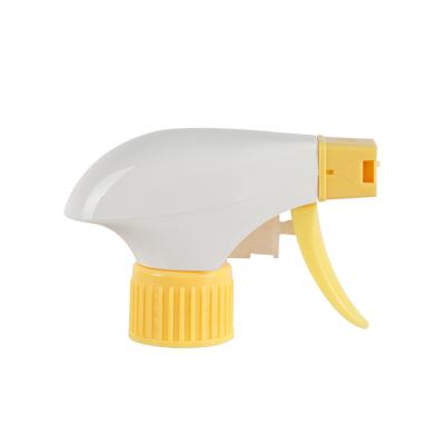 China Geel PP alle kunststof trigger sprayer 28/410 Metal Mesh Foam Trigger Sprayer Te koop