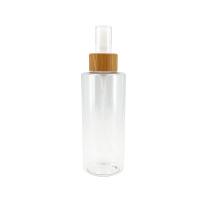 Quality Portable Cosmetic Spray Bottle 100ml Perfume Sprayer With Plastic And Bamboo Lid for sale