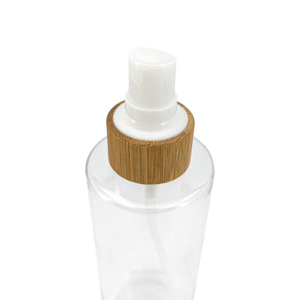 Quality Portable Cosmetic Spray Bottle 100ml Perfume Sprayer With Plastic And Bamboo Lid for sale