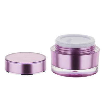 Cina Contenitori di crema cosmetica acrilica 10g 20g 30g 50g Bottoni di plastica per lozioni e creme per gli occhi in vendita