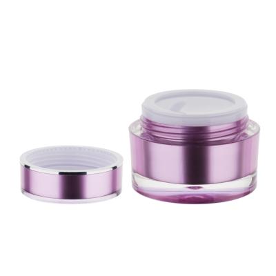 Cina Contenitori di crema cosmetica acrilica 10g 20g 30g 50g Bottoni di plastica per lozioni e creme per gli occhi in vendita