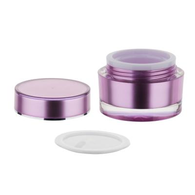 Cina Contenitori di crema cosmetica acrilica 10g 20g 30g 50g Bottoni di plastica per lozioni e creme per gli occhi in vendita