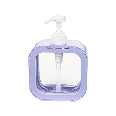 China 500ml Viagem - Portátil Grande - Capacidade Roxo Plástico Espiral - Pressione Vazio Frasco de Loção Para Álcool em Gel à venda