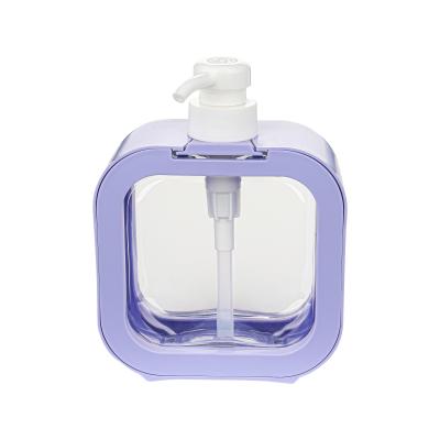 China 500ml Viagem - Portátil Grande - Capacidade Roxo Plástico Espiral - Pressione Vazio Frasco de Loção Para Álcool em Gel à venda