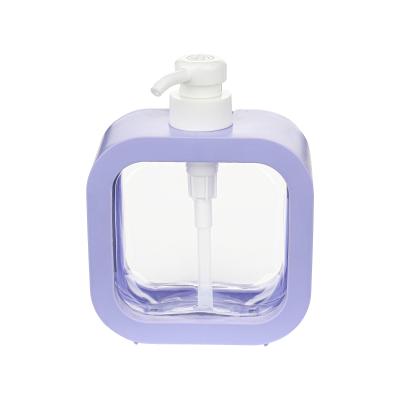 China 500ml Viagem - Portátil Grande - Capacidade Roxo Plástico Espiral - Pressione Vazio Frasco de Loção Para Álcool em Gel à venda