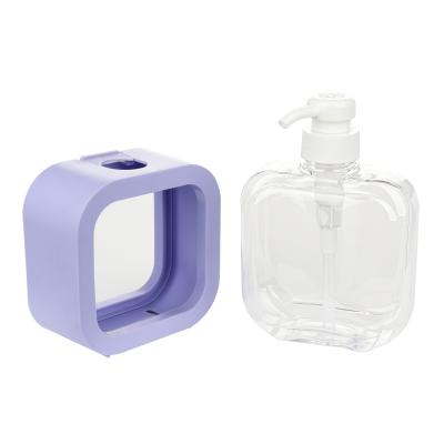 China 500ml Viagem - Portátil Grande - Capacidade Roxo Plástico Espiral - Pressione Vazio Frasco de Loção Para Álcool em Gel à venda