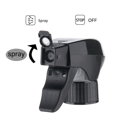 China Black 28/410 Matte Finish All - Plastic Multi - Function Trigger Foam Sprayer, Household Cleaning Sprayer for sale