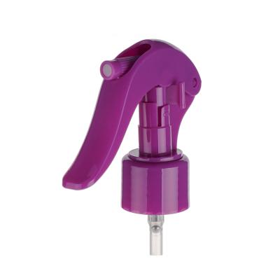 Cina Spruzzatore a grilletto in plastica 24/410 Mini viola Pistole a spruzzo in plastica PP in vendita