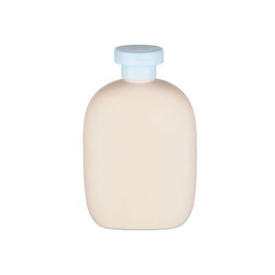 Cina Bottiglie di lozione di lusso Matte Beige 300ml HDPE Plastica Cosmetica Imballaggio Bottiglia di lozione di plastica vuota in vendita