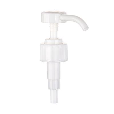 Cina Pompa per lozione in plastica a tubo rotondo bianco medio-lungo, PP 28/410 Specifiche Pompa per lavaggio mani a spirale in vendita