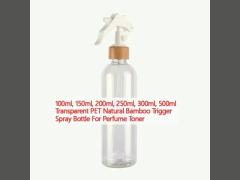 10ml 15ml 20ml 30ml 50ml Cosmetic Spray Bottle All Inclusive Natural Bamboo PET Liner Bottle
