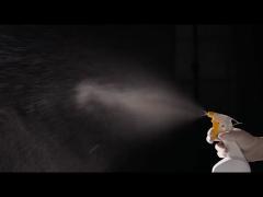28/400 Pulverizador de gatilho de plástico de PP amarelo para desinfecção e limpeza da rega de flores