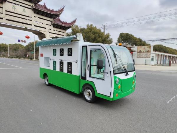 Quality New Energy Electric Four Wheel Garbage Collection Truck Electric Sanitation for sale