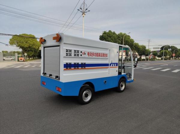 Quality Multi Function High Pressure Cleaning Electric Sanitation Car New Energy for sale
