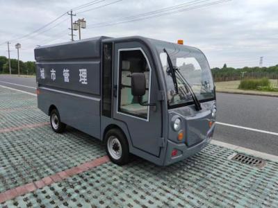 中国 4輪 閉ざされたバッジ トラック ゴミ輸送 トラック 衛生 トラック 新エネルギー 電動 販売のため