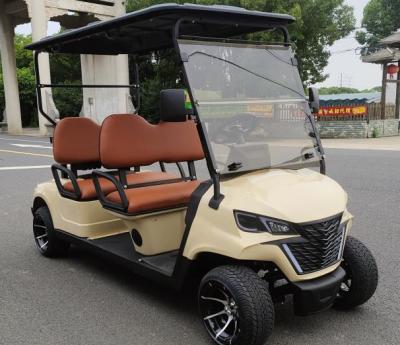 中国 4人乗りオフロードゴルフカート AC 48V 5KW ディープサイクル鉛酸電池 販売のため