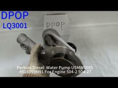 Bomba de água com motor diesel original U5MW0085 4918059M91 para irrigação agrícola
