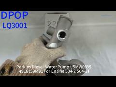 perkins diesel  water pump u5mw0085 4918059m91 for engine 504-2 504-2t