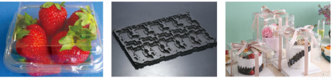PLA and PET sheet production samples