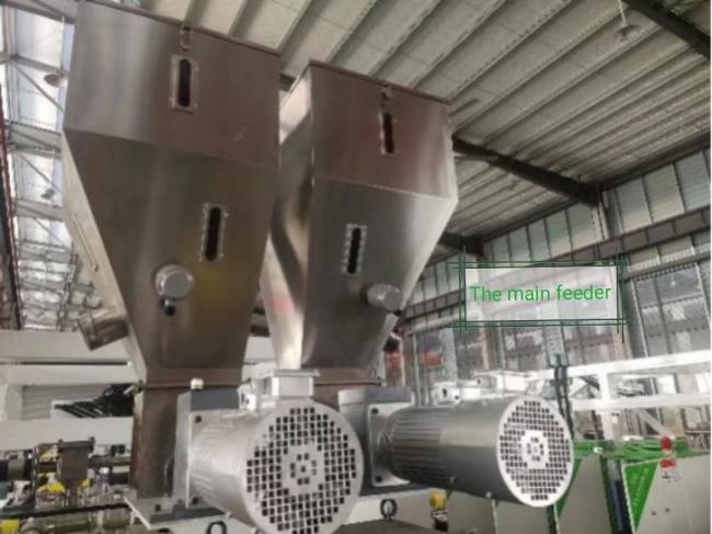 Main extrusion machine components