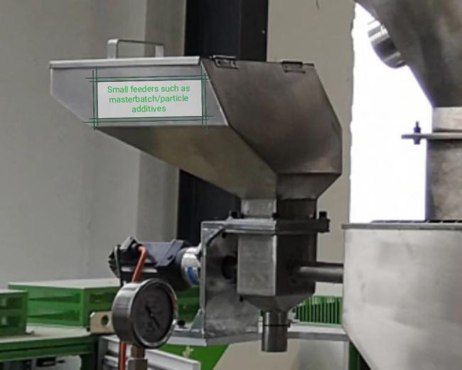 Extrusion line side view