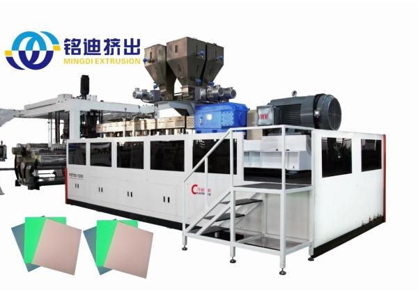 Quality Multilayer Pet Sheet Extruder Machine Twin Screw 820mm Width Fully Automatic for sale