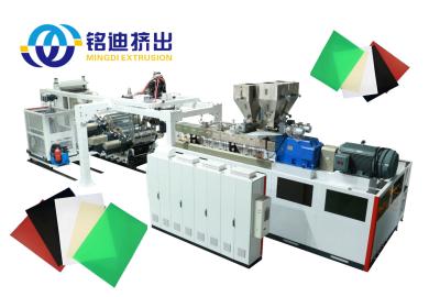 China Double Vents Twin Screw Extrusion Line  APET PETG CPET PLA Plastic Extruder 400-1200kg/h for sale