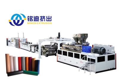 China MINGDI Automatic Multilayer Sheet Co Extruder PET PLA PP PS Sheet Film Extrusion Line for sale