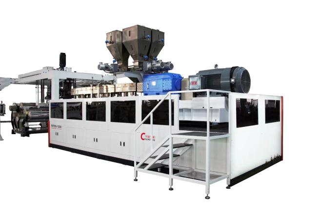 MINGDI Plastic PP PS Sheet Production Line in operation
