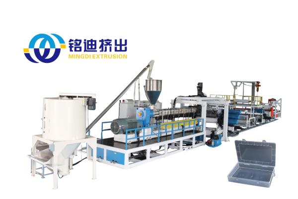 Quality Thick ABS PP PE Plastic Board Extrusion Line With Precision Thickness Control for sale